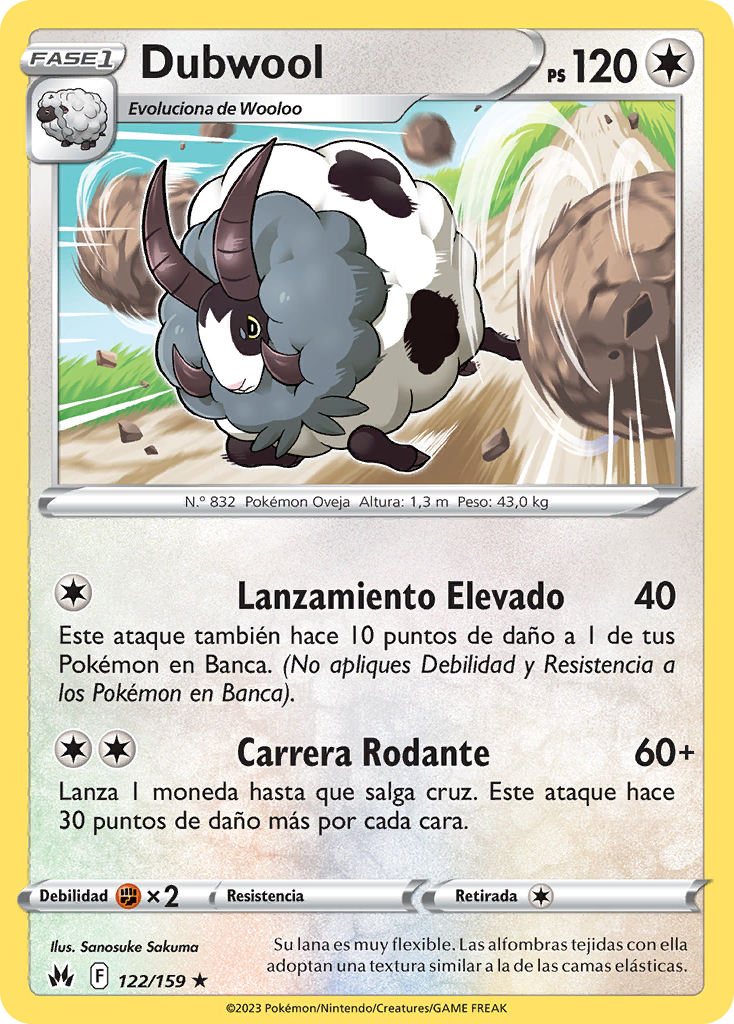 Dubwool (Cenit Supremo TCG) - WikiDex, la enciclopedia Pokémon