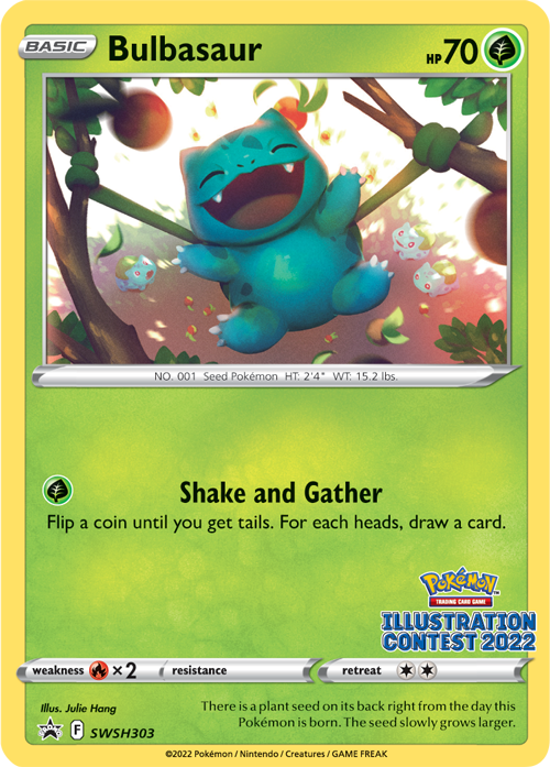 Bulbasaur (SWSH Promo 303 TCG) - WikiDex, la enciclopedia Pokémon