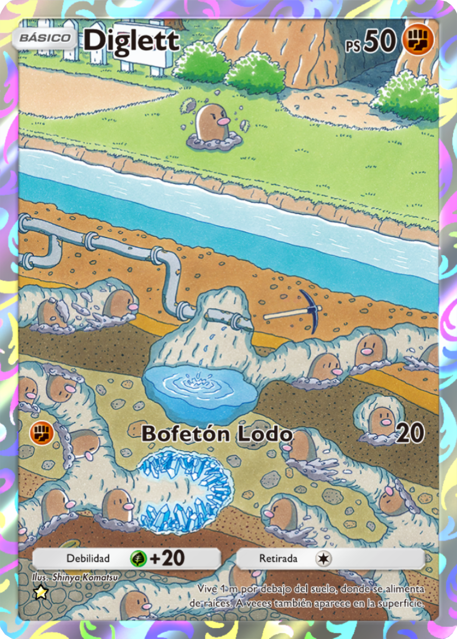 Diglett (Genes Formidables TCG Pocket) - WikiDex, la enciclopedia Pokémon