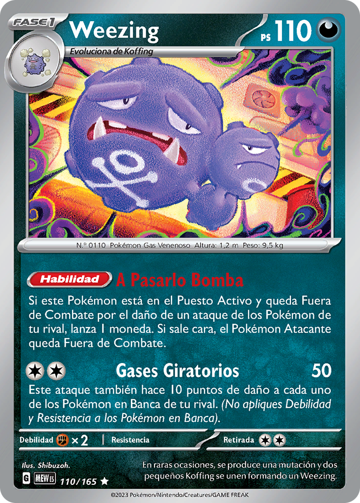 Weezing (151 TCG) - WikiDex, la enciclopedia Pokémon