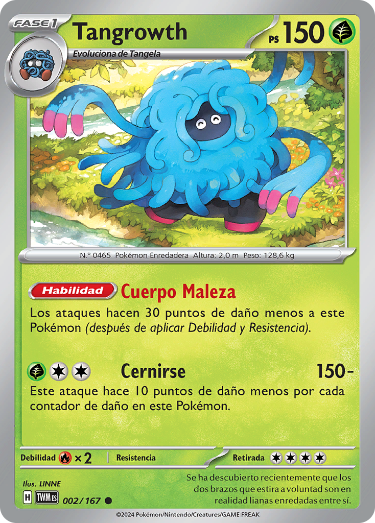 Tangrowth (Mascarada Crepuscular TCG) - WikiDex, la enciclopedia Pokémon