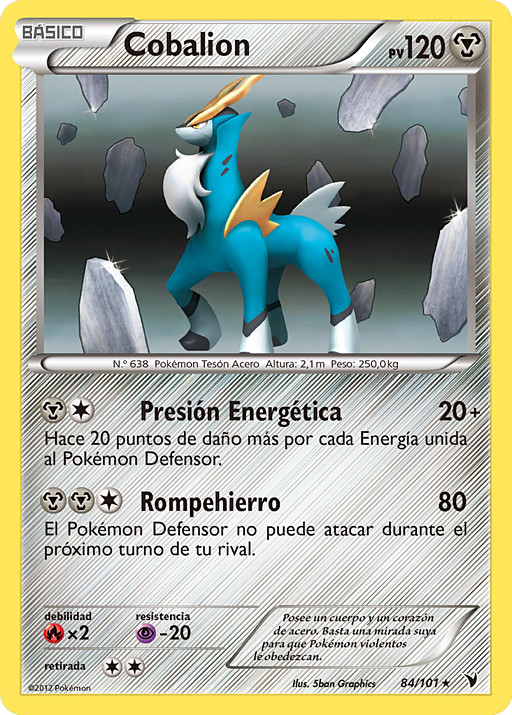 Cobalion (Nobles Victorias TCG) - WikiDex, la enciclopedia Pokémon