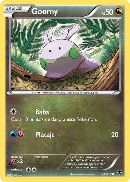Goomy (Destellos de Fuego TCG) - WikiDex, la enciclopedia Pokémon