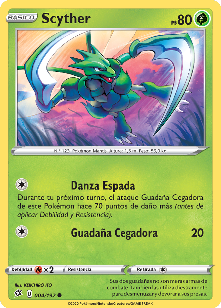 Scyther (Choque Rebelde TCG) - WikiDex, la enciclopedia Pokémon