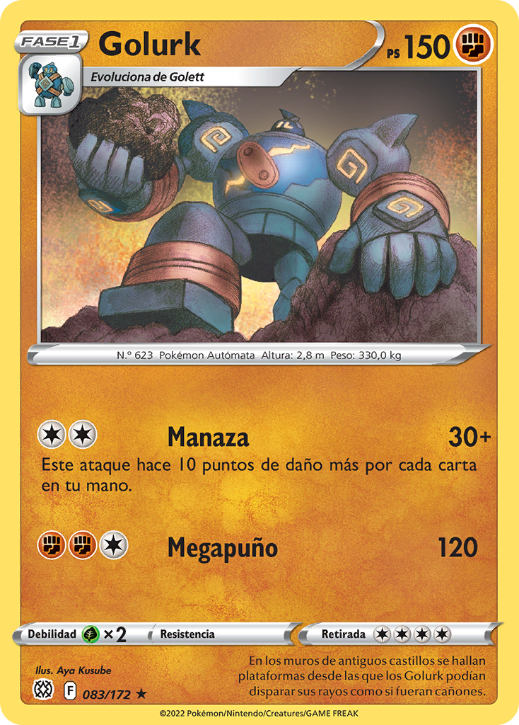 Golurk (Astros Brillantes TCG) - WikiDex, la enciclopedia Pokémon
