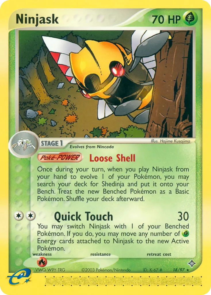 Ninjask (Dragon 18 TCG) - WikiDex, la enciclopedia Pokémon