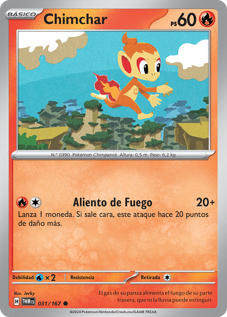 Chimchar (Mascarada Crepuscular TCG) - WikiDex, la enciclopedia Pokémon