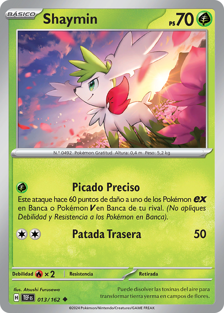 Shaymin (Fuerzas Temporales TCG) - WikiDex, la enciclopedia Pokémon