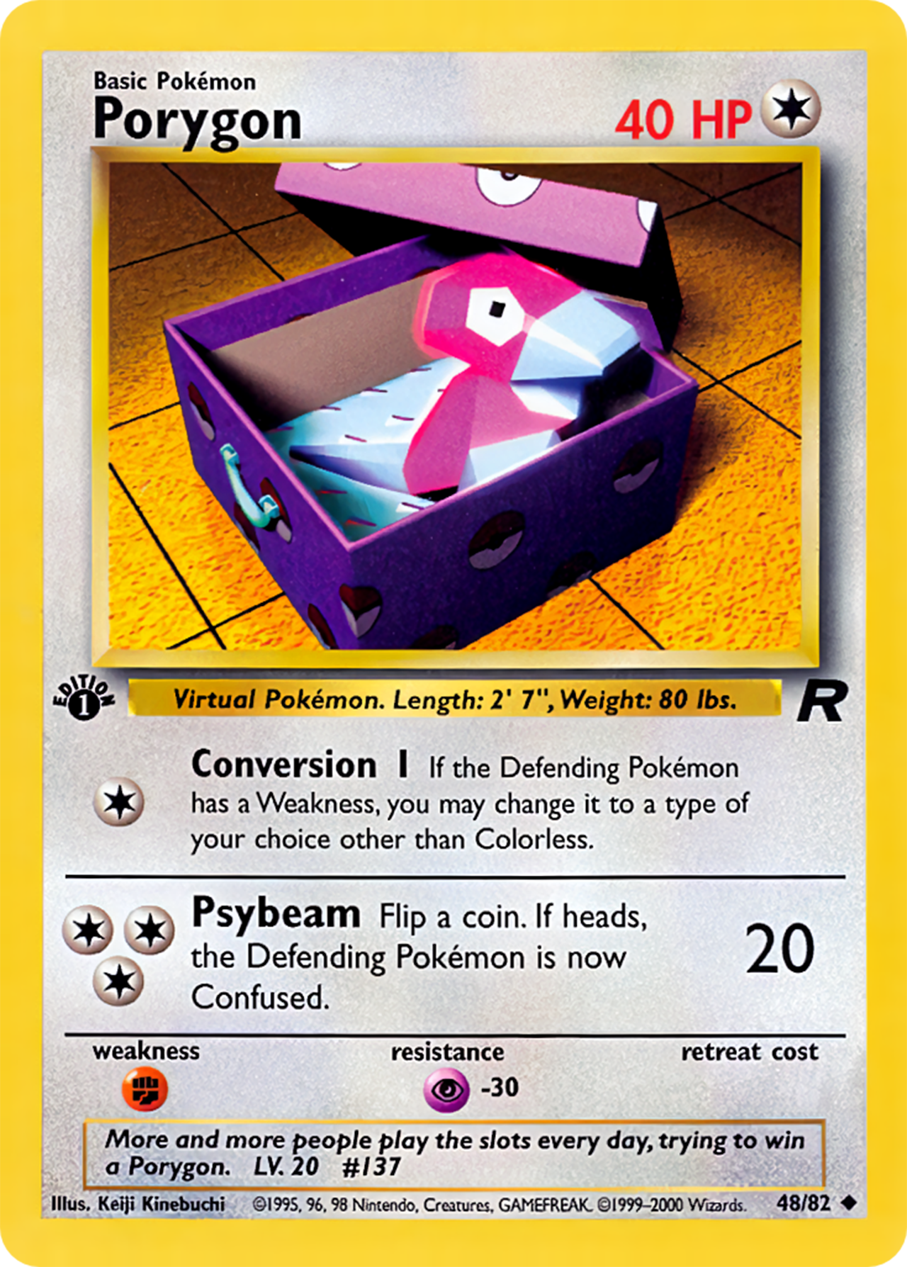 Porygon (Team Rocket TCG) - WikiDex, la enciclopedia Pokémon
