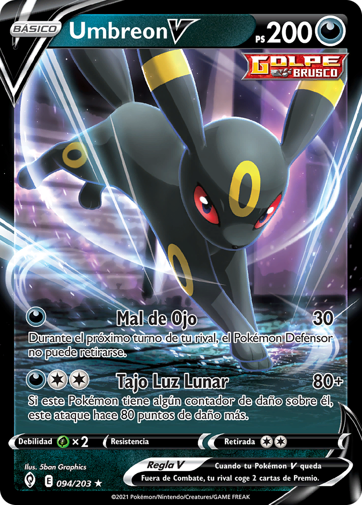 Umbreon V Cielos Evolutivos TCG WikiDex La Enciclopedia Pok mon