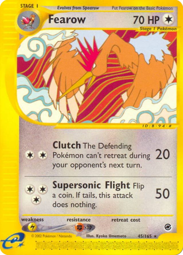 Fearow (Expedition Base Set TCG) - WikiDex, la enciclopedia Pokémon