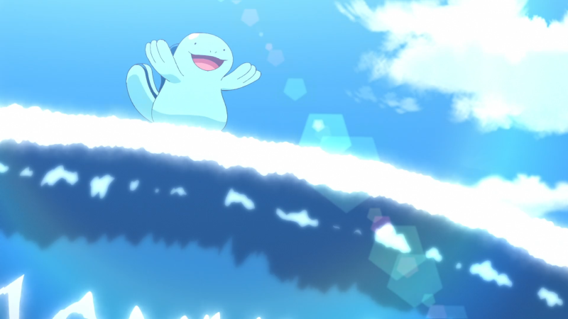 Archivo:EP1313 Quagsire usando surf.png - WikiDex, la enciclopedia Pokémon