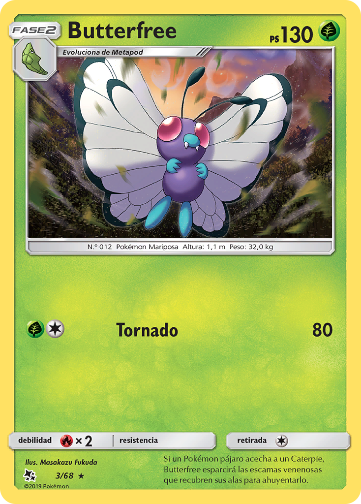 Butterfree (Destinos Ocultos TCG) - WikiDex, la enciclopedia Pokémon