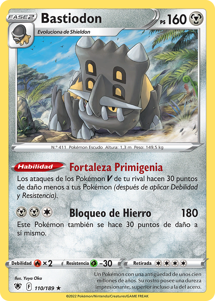 Bastiodon (Resplandor Astral TCG) - WikiDex, la enciclopedia Pokémon