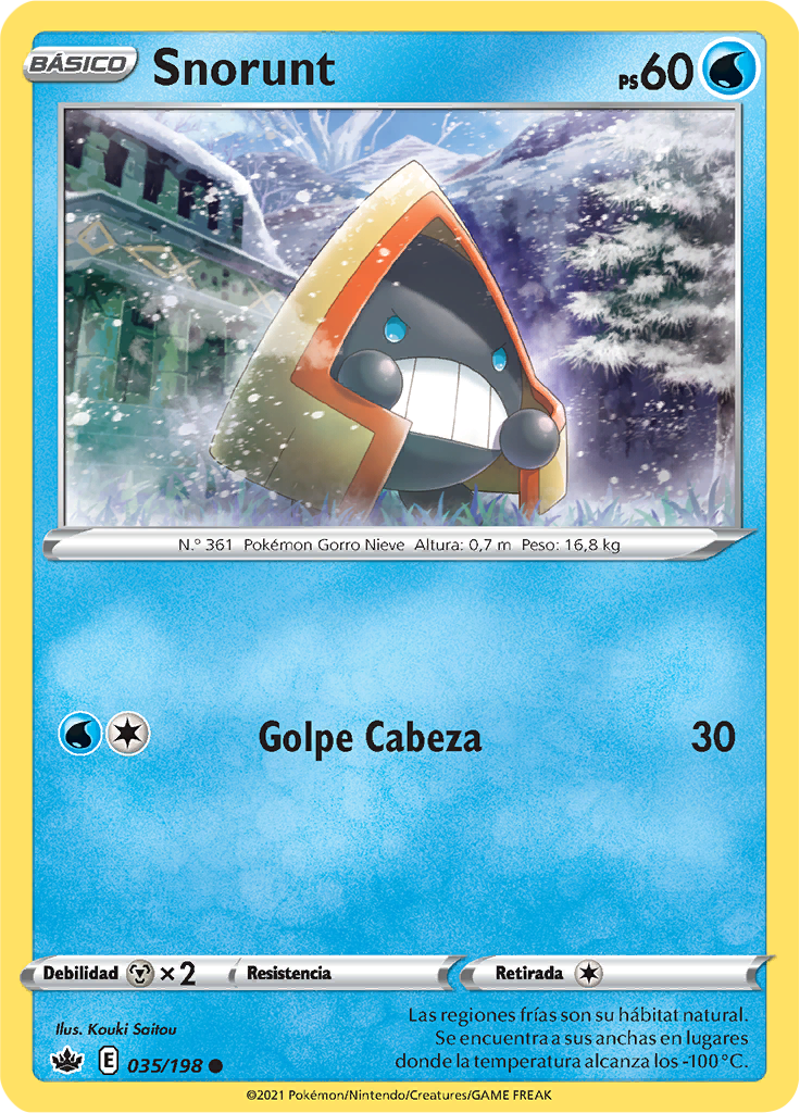 Snorunt (Reinado Escalofriante TCG) - WikiDex, la enciclopedia Pokémon