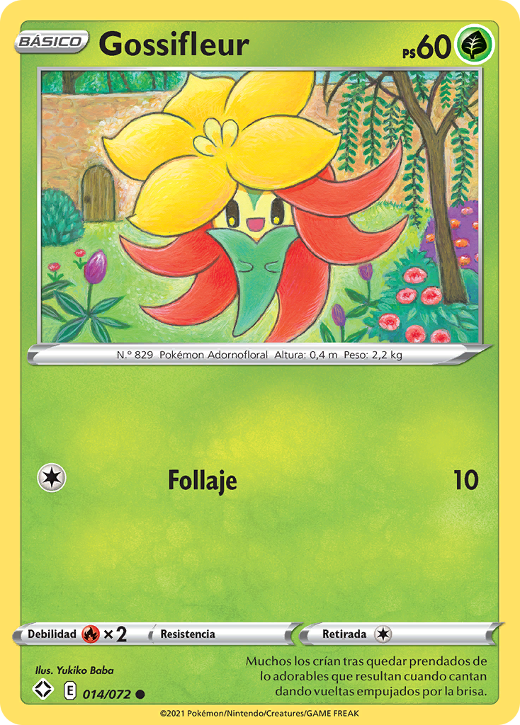 Gossifleur (Destinos Brillantes 14 TCG) - WikiDex, la enciclopedia Pokémon