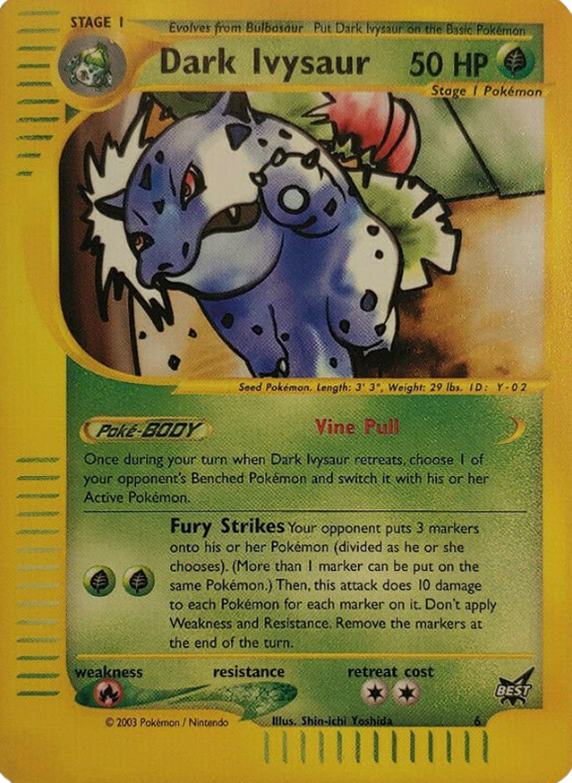 Dark Ivysaur (Best of Game TCG) - WikiDex, la enciclopedia Pokémon