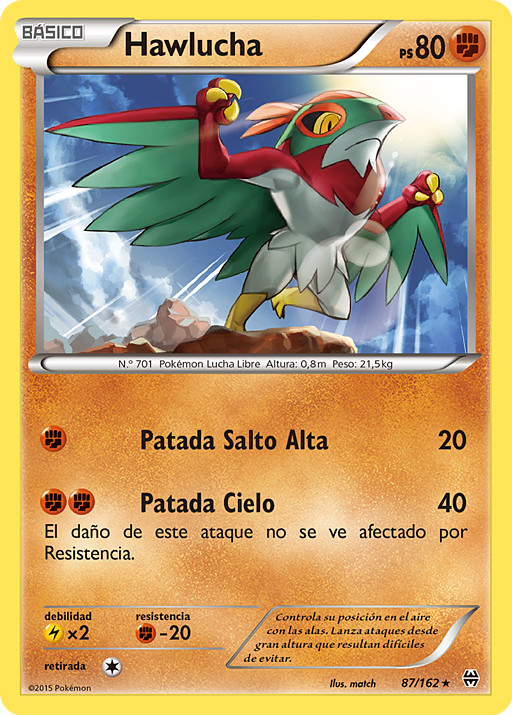 Hawlucha (TURBOimpulso TCG) - WikiDex, la enciclopedia Pokémon