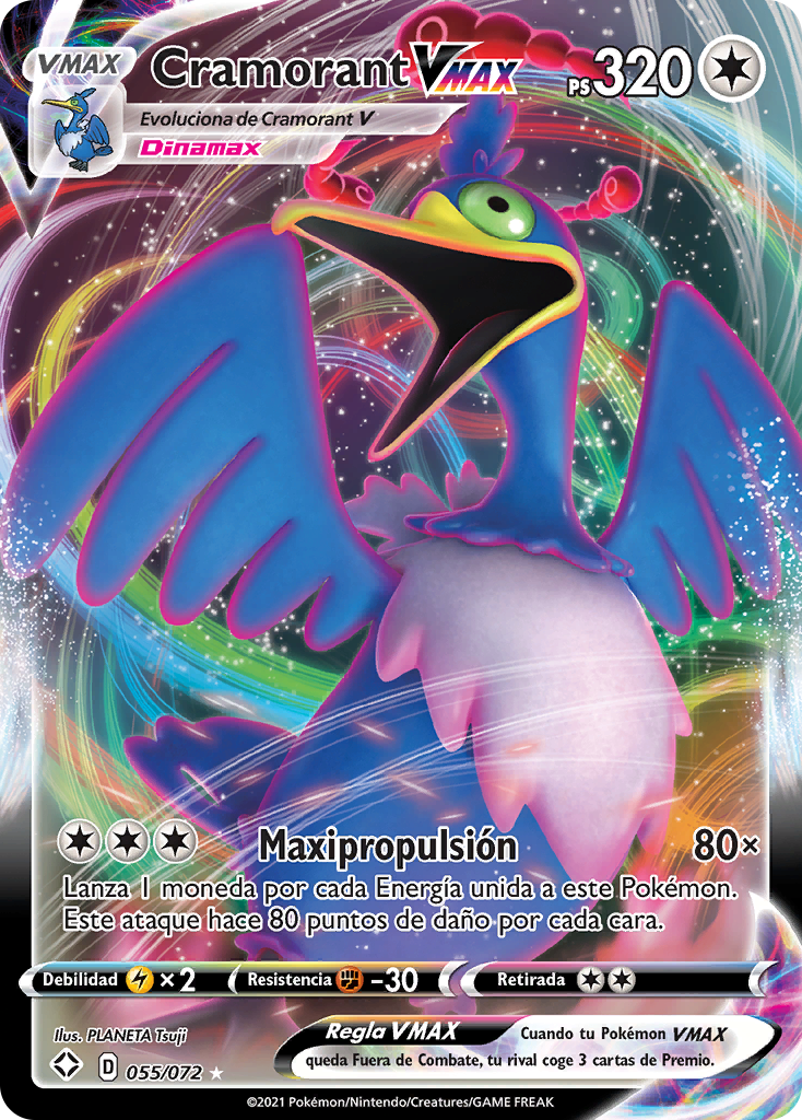Cramorant VMAX (Destinos Brillantes TCG) - WikiDex, la enciclopedia Pokémon