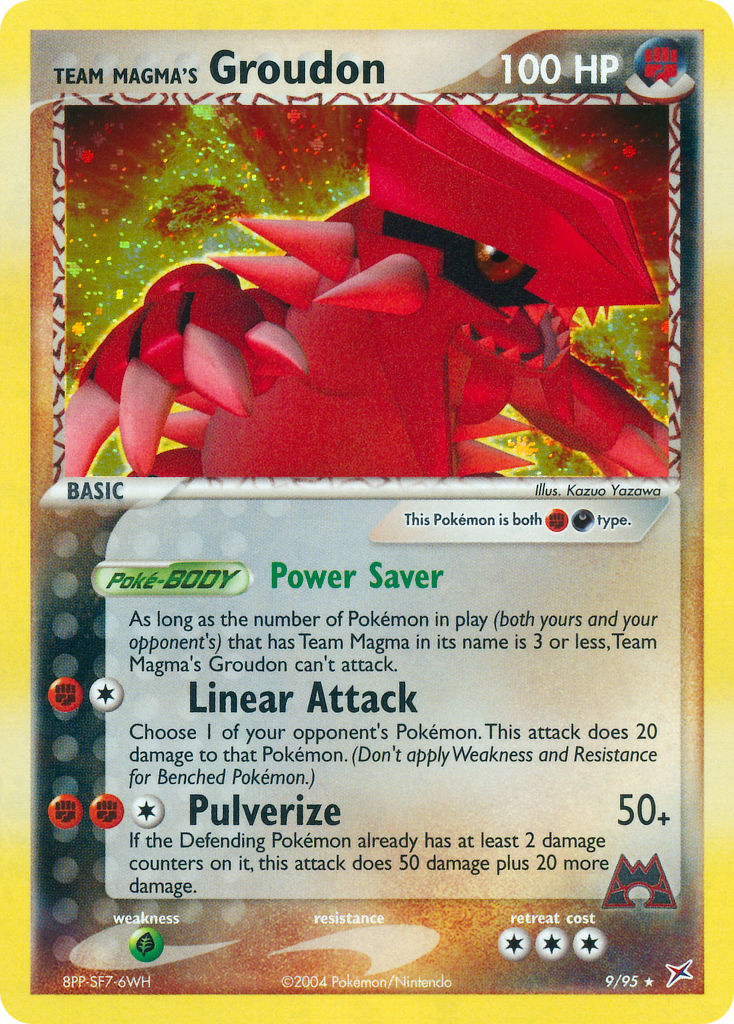 Team Magma's Groudon (Team Magma vs Team Aqua TCG) - WikiDex, la ...