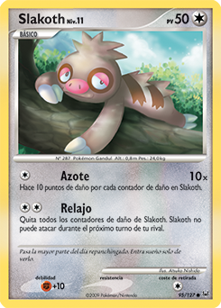 Slakoth (Platino TCG) - WikiDex, la enciclopedia Pokémon