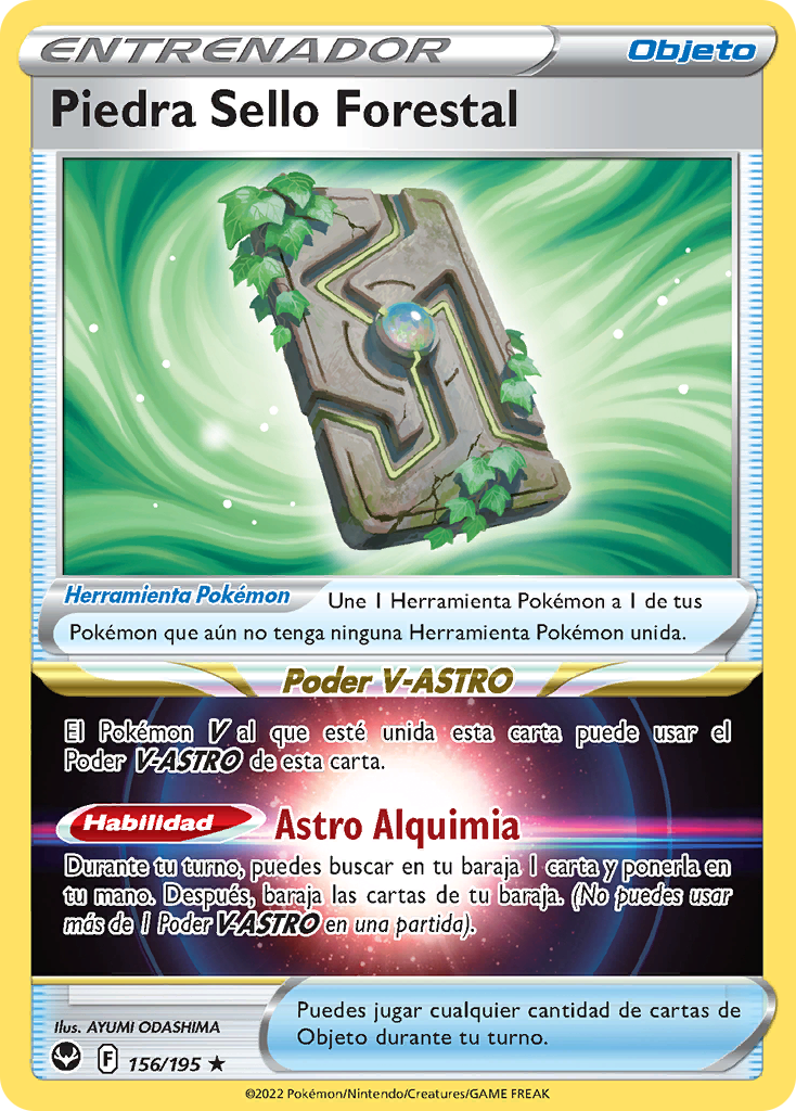 Piedra Sello Forestal (TCG) - WikiDex, la enciclopedia Pokémon