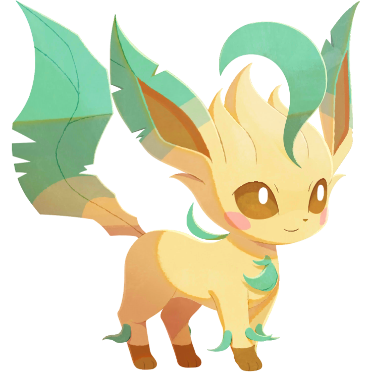 Archivo:Leafeon Café Mix.png - WikiDex, la enciclopedia Pokémon