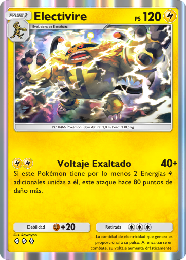 Electivire (Pugna Espaciotemporal TCG Pocket) - WikiDex, la ...