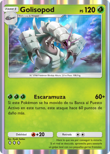 Golisopod (Guardianes Celestiales TCG Pocket) - WikiDex, la ...