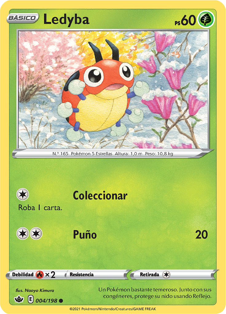 Ledyba (Reinado Escalofriante TCG) - WikiDex, la enciclopedia Pokémon
