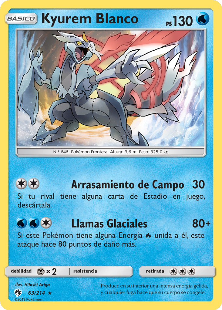 Kyurem Blanco (Truenos Perdidos TCG) - WikiDex, la enciclopedia Pokémon