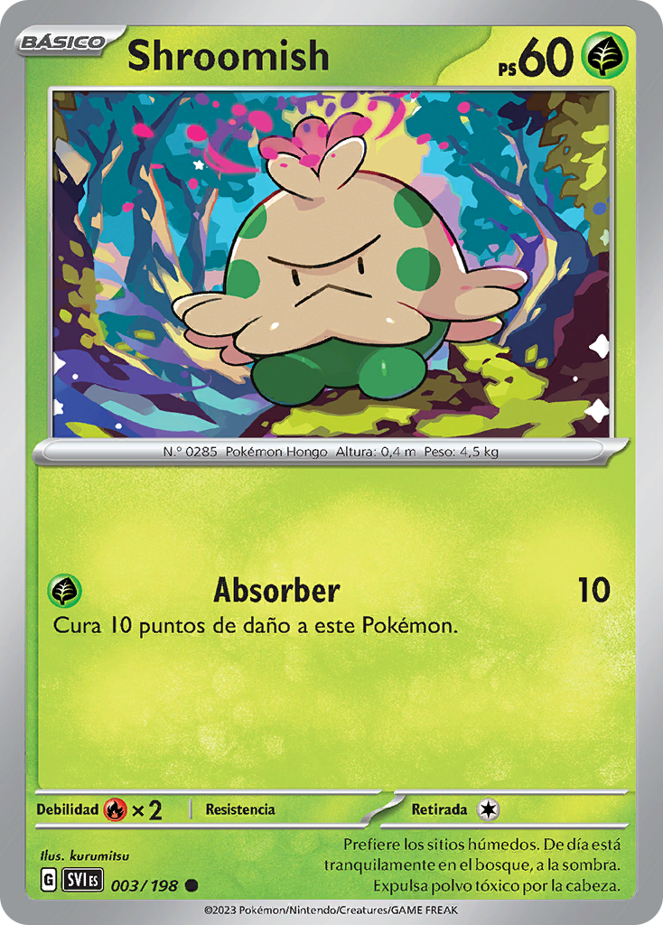 Shroomish (Escarlata y Púrpura TCG) - WikiDex, la enciclopedia Pokémon
