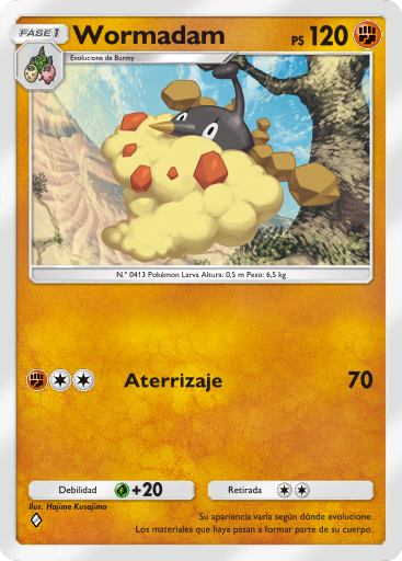Wormadam (Pugna Espaciotemporal 90 TCG Pocket) - WikiDex, la ...