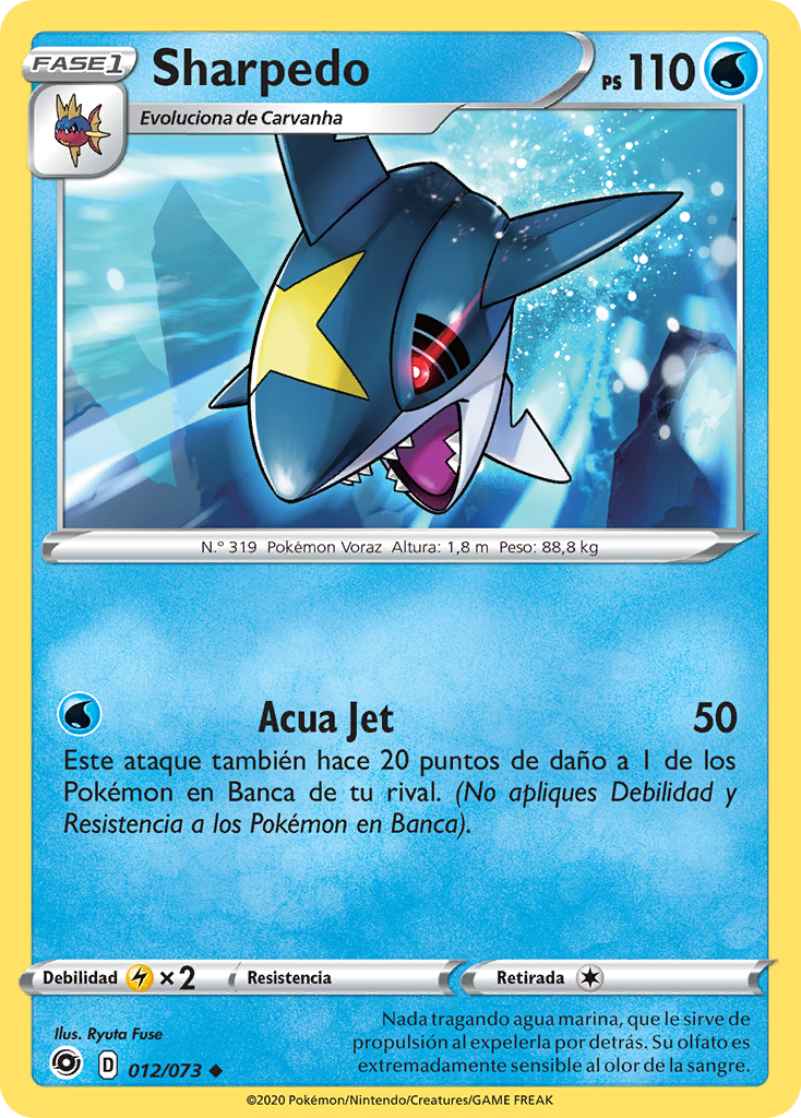 Sharpedo (Camino de Campeones TCG) - WikiDex, la enciclopedia Pokémon