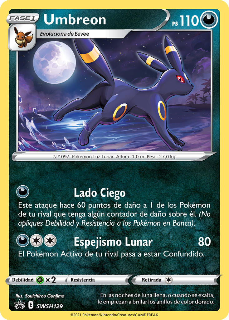 Umbreon (SWSH Promo 129 TCG) - WikiDex, la enciclopedia Pokémon