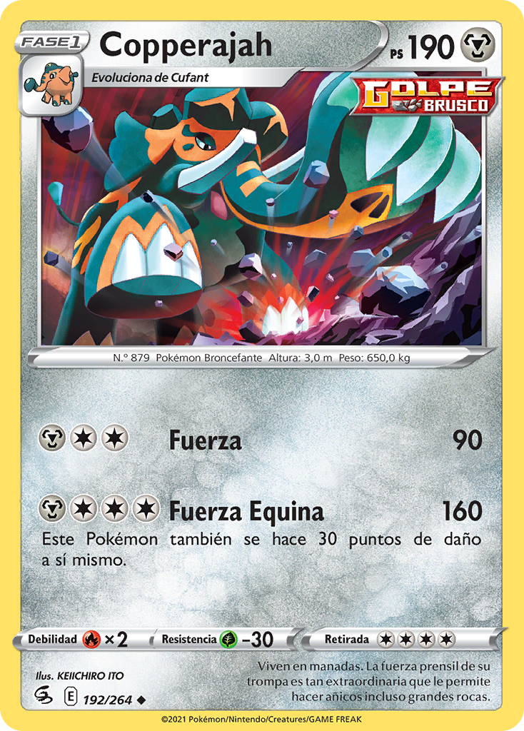 Copperajah (Golpe Fusión TCG) - WikiDex, la enciclopedia Pokémon