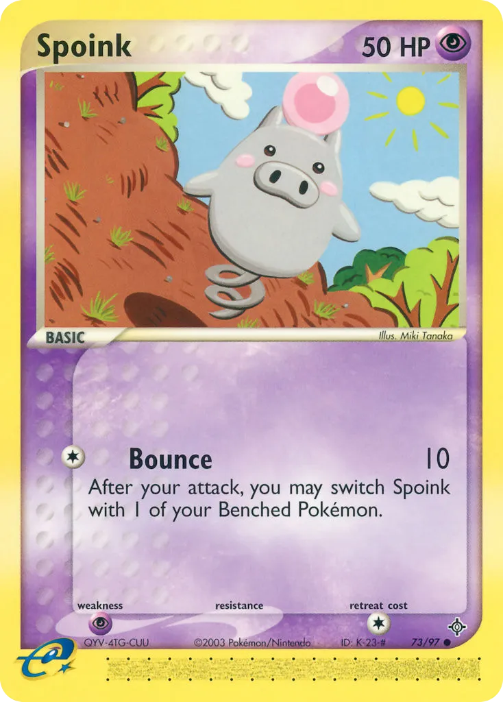 Spoink (Dragon 73 TCG) - WikiDex, la enciclopedia Pokémon