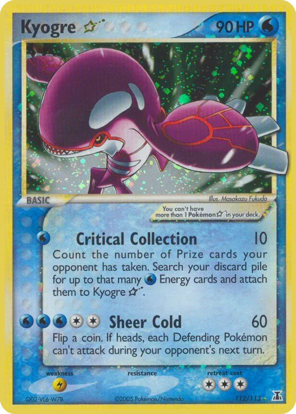Kyogre ☆ (Delta Species TCG) - WikiDex, la enciclopedia Pokémon