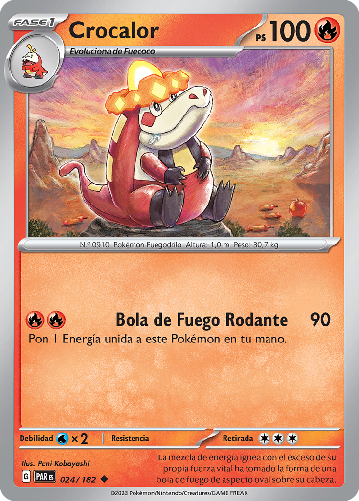 Crocalor (Brecha Paradójica TCG) - WikiDex, la enciclopedia Pokémon