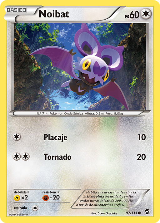 Noibat (Puños Furiosos TCG) - WikiDex, la enciclopedia Pokémon