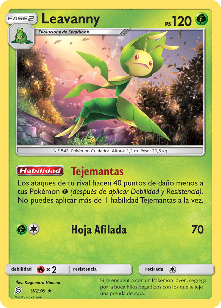 Leavanny (Mentes Unidas TCG) - WikiDex, la enciclopedia Pokémon