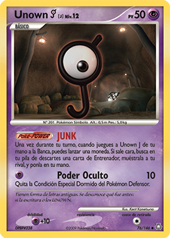 Unown J (Despertar de las Leyendas TCG) - WikiDex, la enciclopedia Pokémon