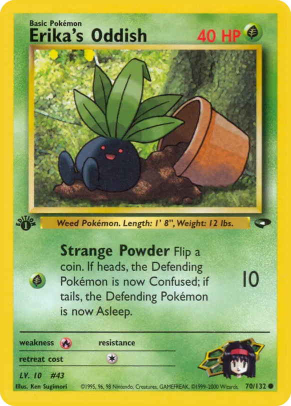 Erika's Oddish (Gym Challenge TCG) - WikiDex, la enciclopedia Pokémon