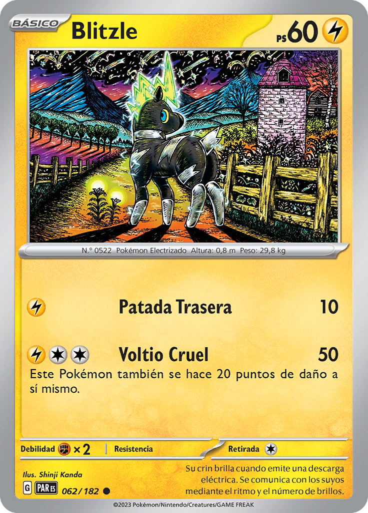 Blitzle (Brecha Paradójica TCG) - WikiDex, la enciclopedia Pokémon