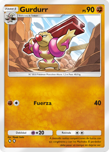 Gurdurr (Guardianes Celestiales TCG Pocket) - WikiDex, la enciclopedia ...