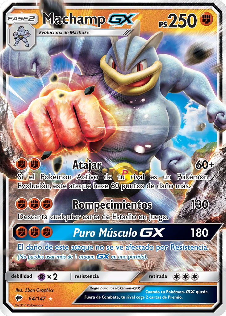 Machamp-GX (Sombras Ardientes TCG) - WikiDex, la enciclopedia Pokémon