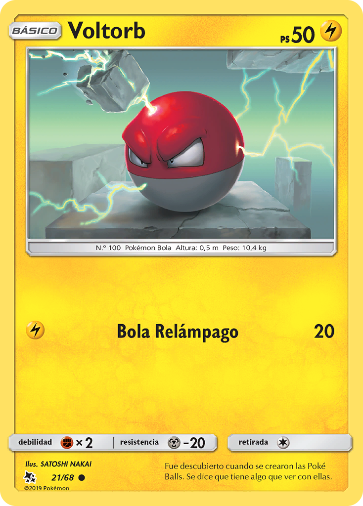 Voltorb (Destinos Ocultos 21 TCG) - WikiDex, la enciclopedia Pokémon