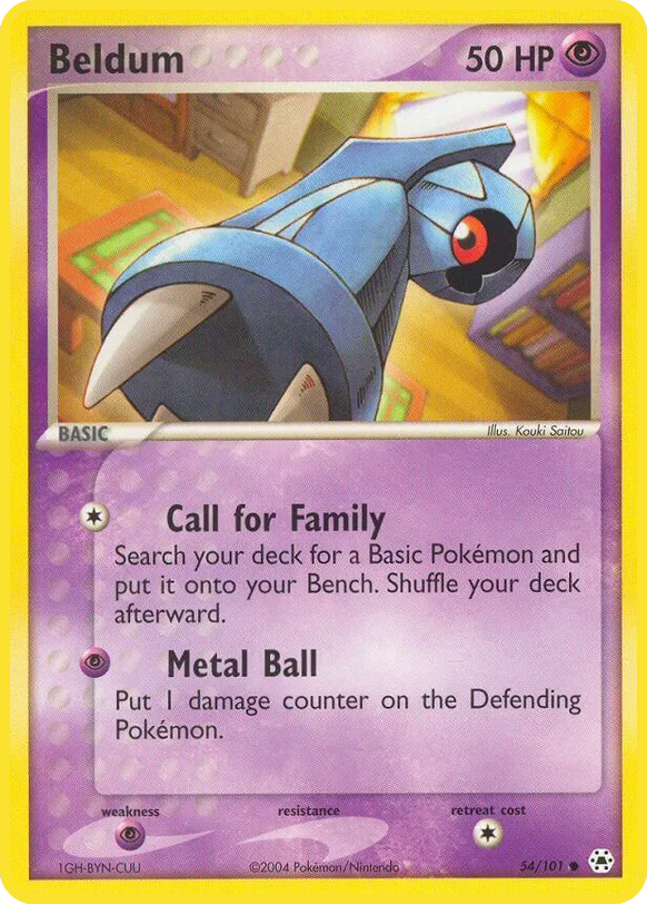 Beldum (Hidden Legends 54 TCG) - WikiDex, la enciclopedia Pokémon