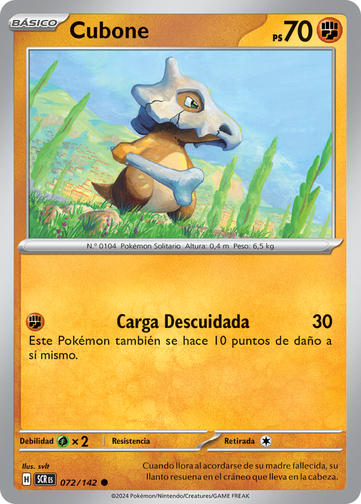 Cubone (Corona Astral TCG) - WikiDex, la enciclopedia Pokémon