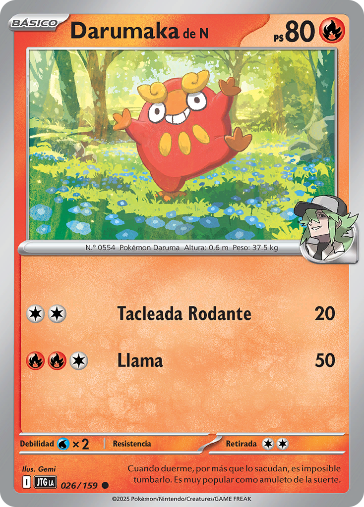Darumaka de N (Aventuras Compartidas TCG)/Darumaka de N (Juntos de ...